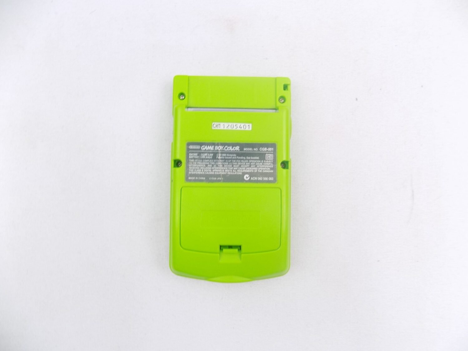 Gameboy Color Kiwi Lime Green Handheld Console - Starboard Games