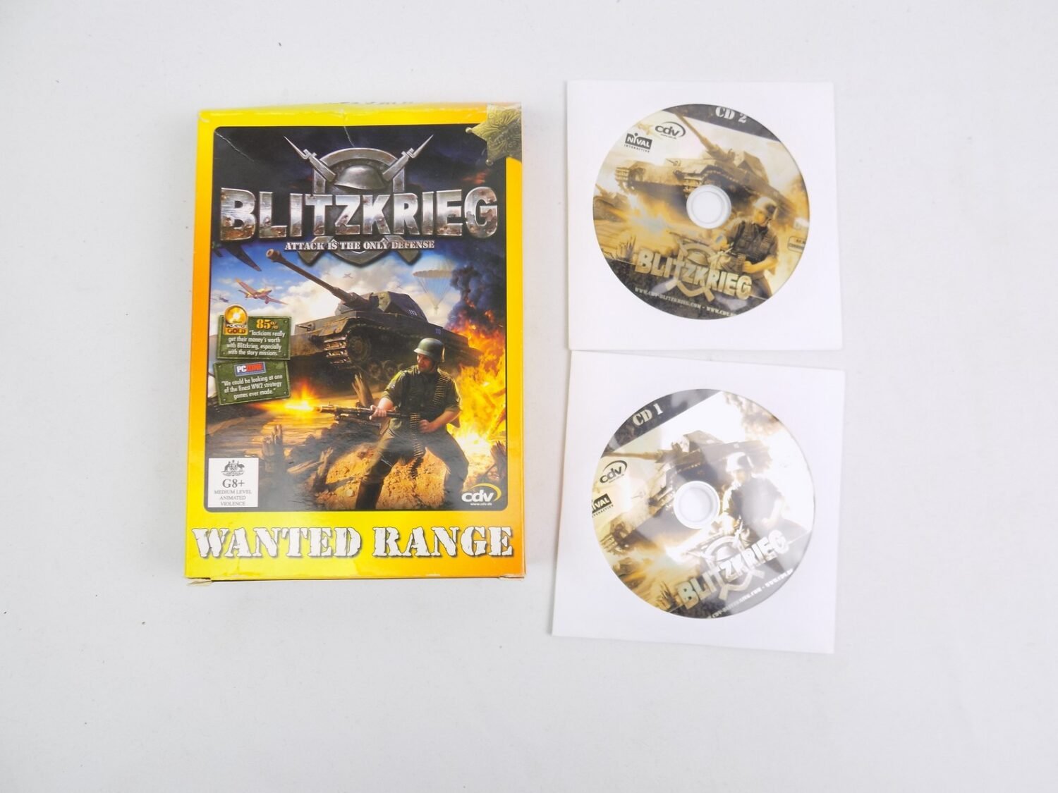 Mint Disc PC Big Box Blitzkrieg Game - Starboard Games