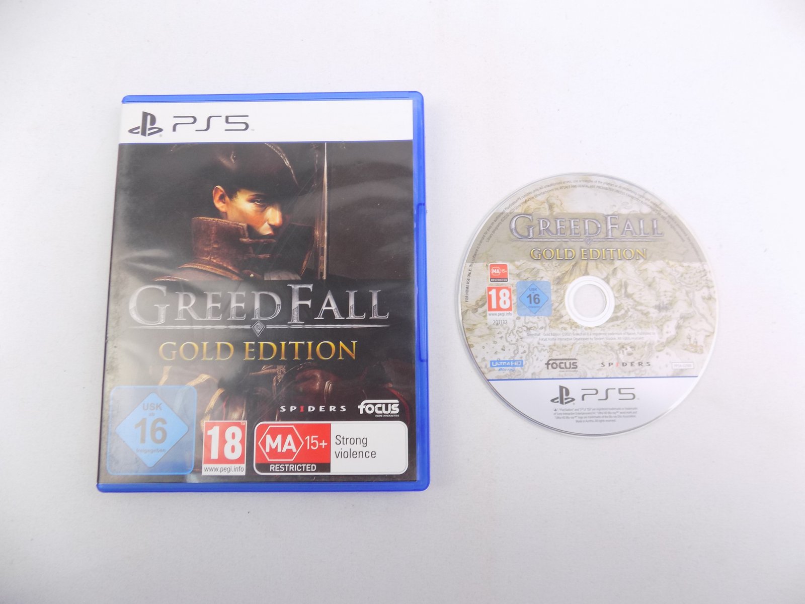 Mint Disc Playstation 5 Ps5 Greed Fall Gold Edition - Starboard Games