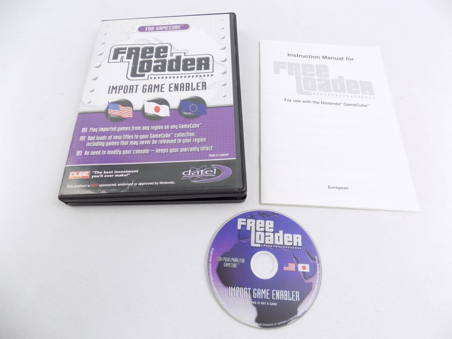 Mint Disc Nintendo Gamecube Free Loader - Inc Manual - Starboard Games