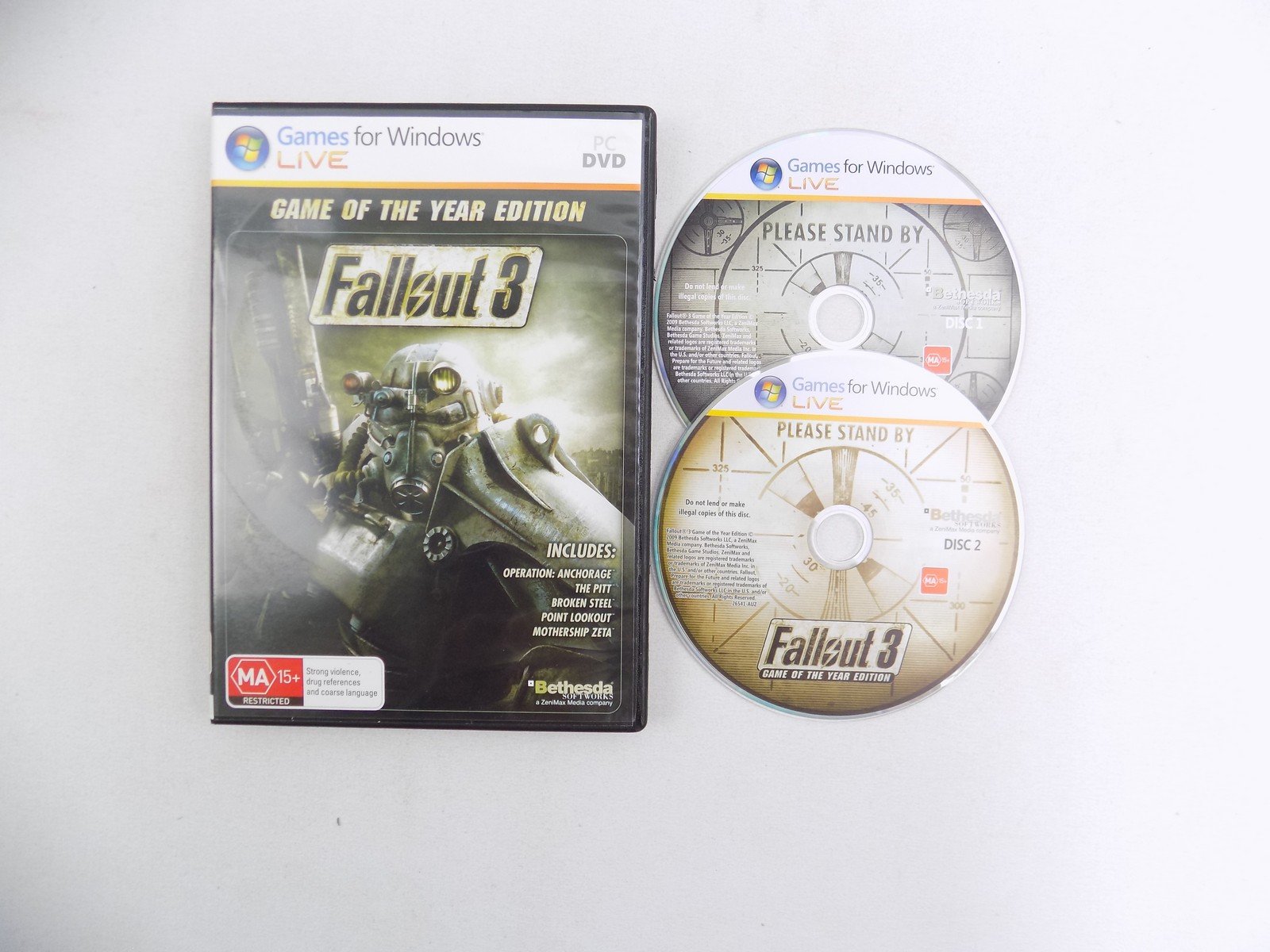 Mint Disc PC Game of Year Fallout 3 GOTY Free Postage - Starboard Games