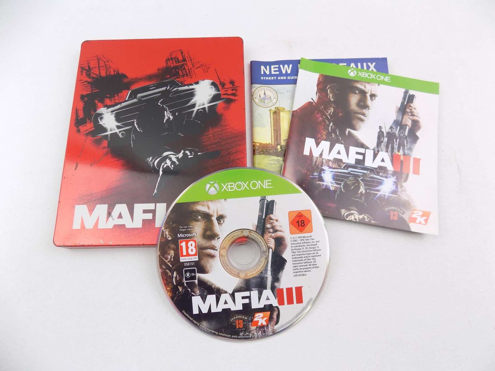 Mint Disc Xbox One Mafia III Steelbook - Free Postage - Starboard Games