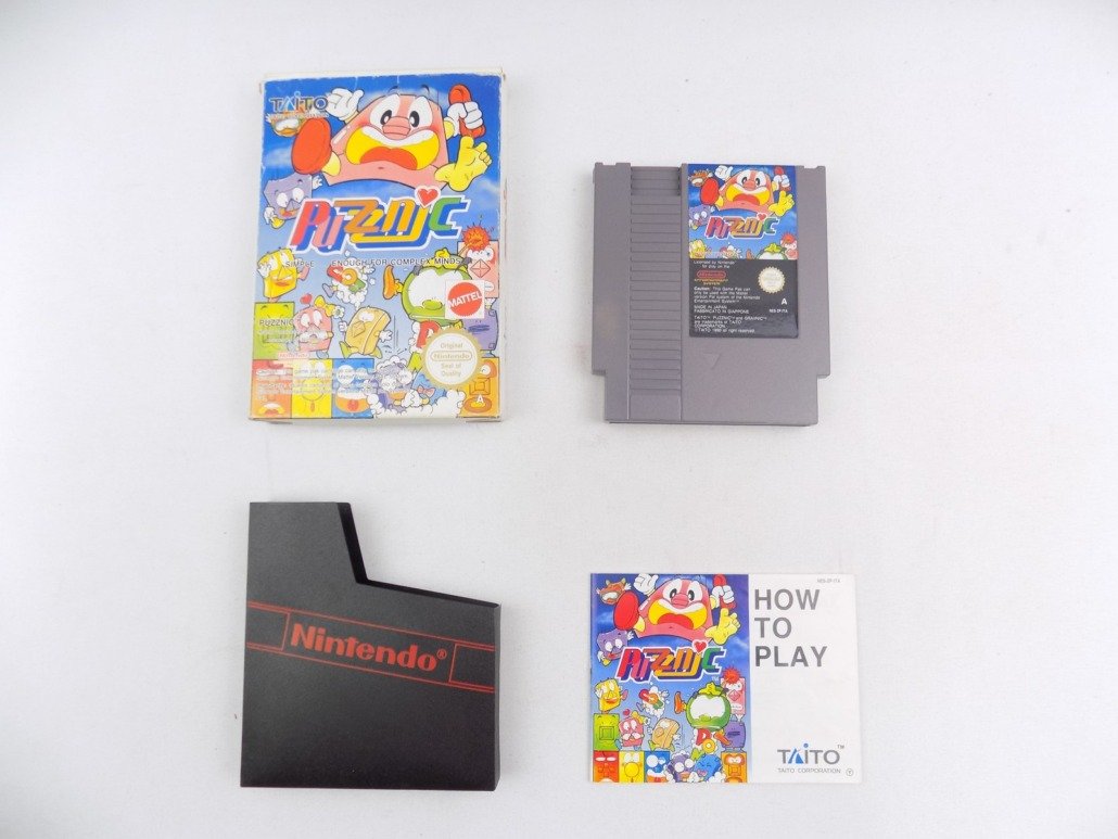 Like New Boxed Nintendo Entertainment NES Puzznic - Inc Manual - PAL ...