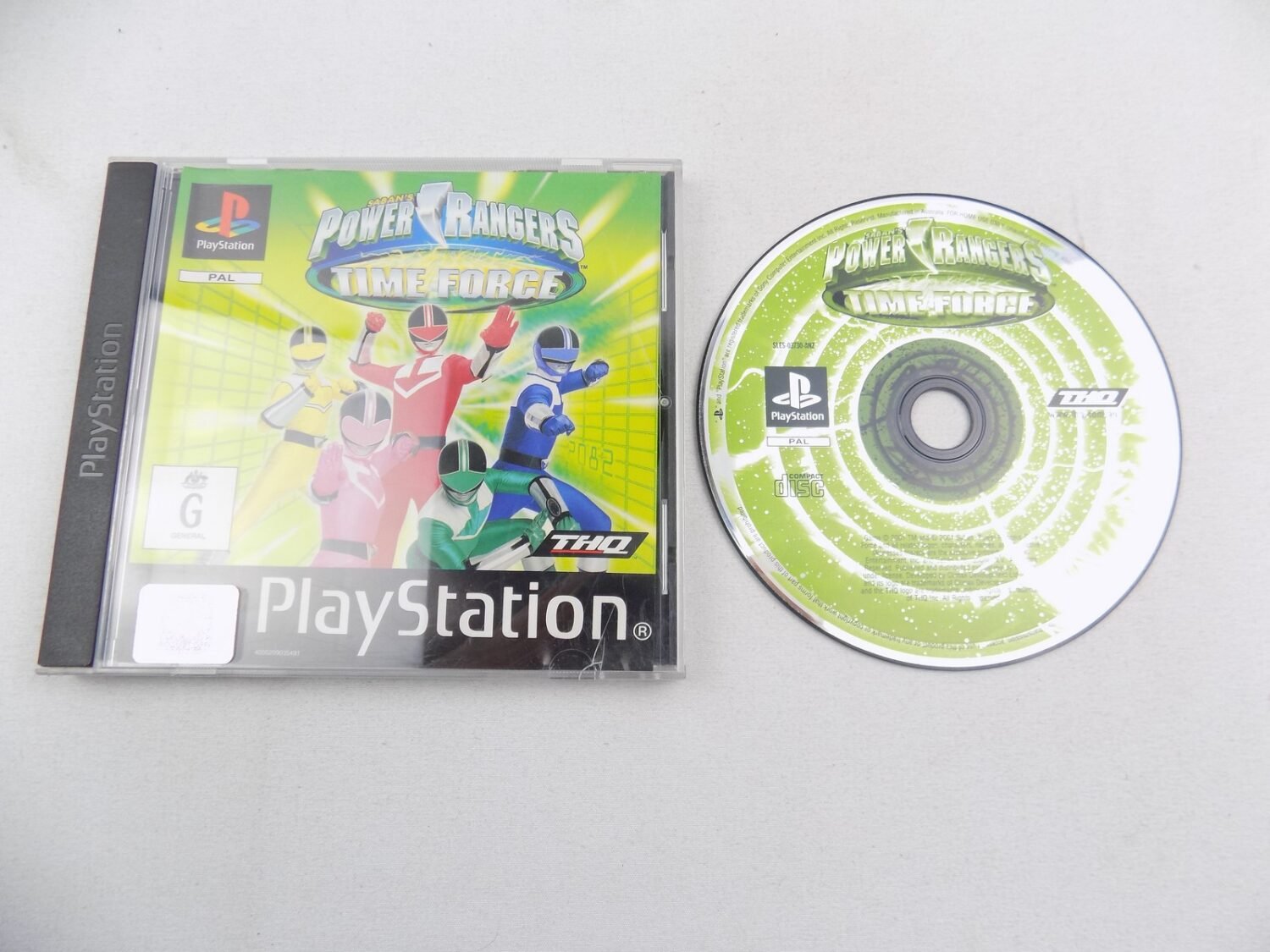 Mint Disc Playstation 1 Ps1 Power Rangers Time Force - No Manual ...