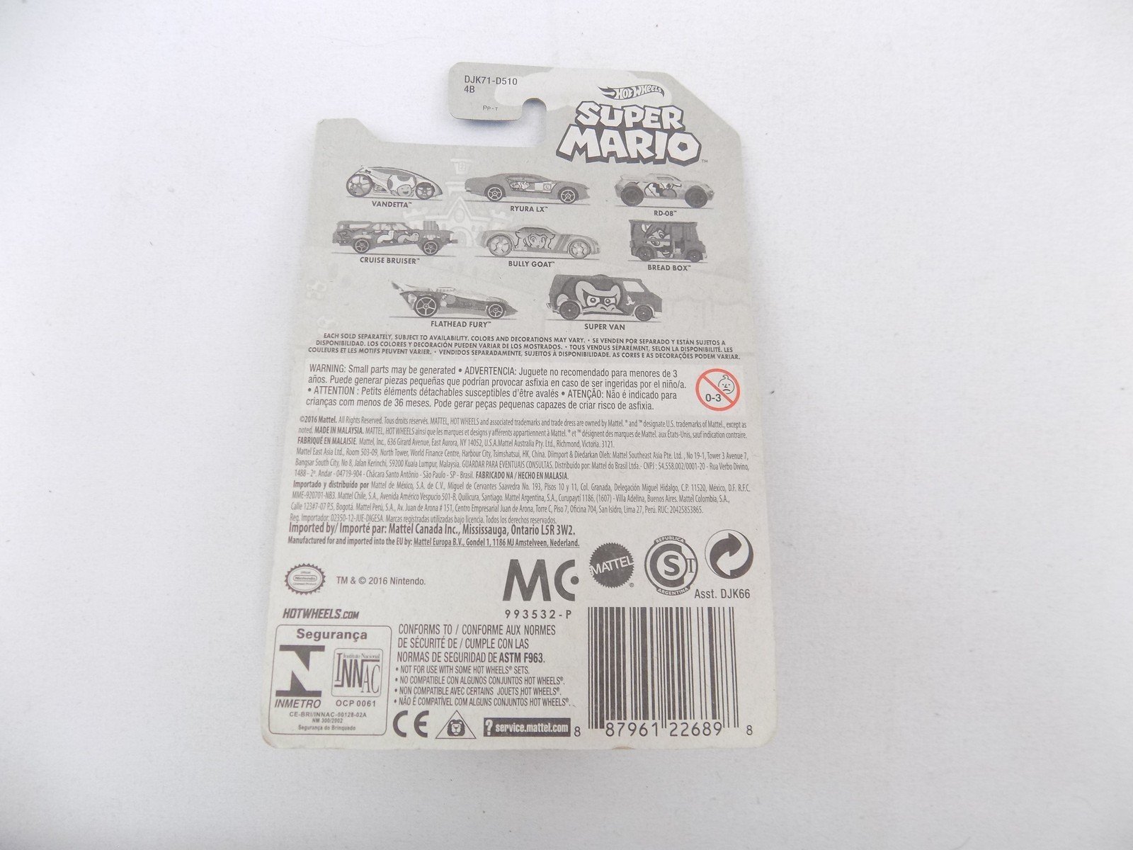 Brand New Sealed Hot Wheels Super Mario Bread Box - Starboard Games