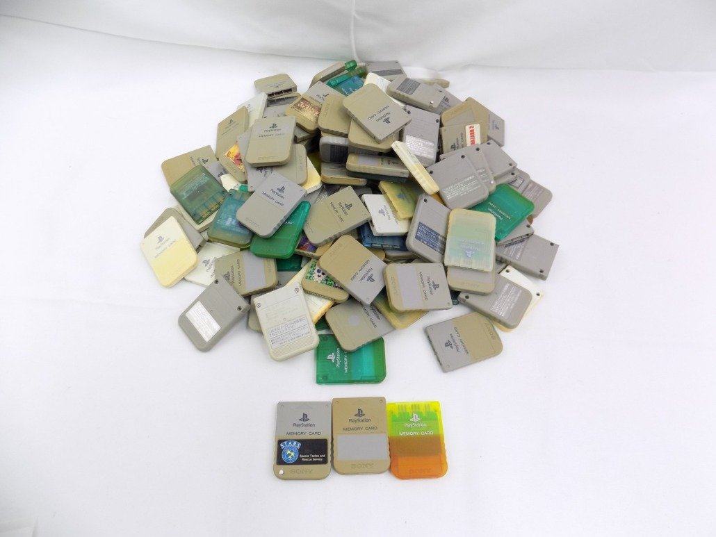 Playstation 1 Ps1 Grade B Memory Card Lot of 152x - Starboard Games