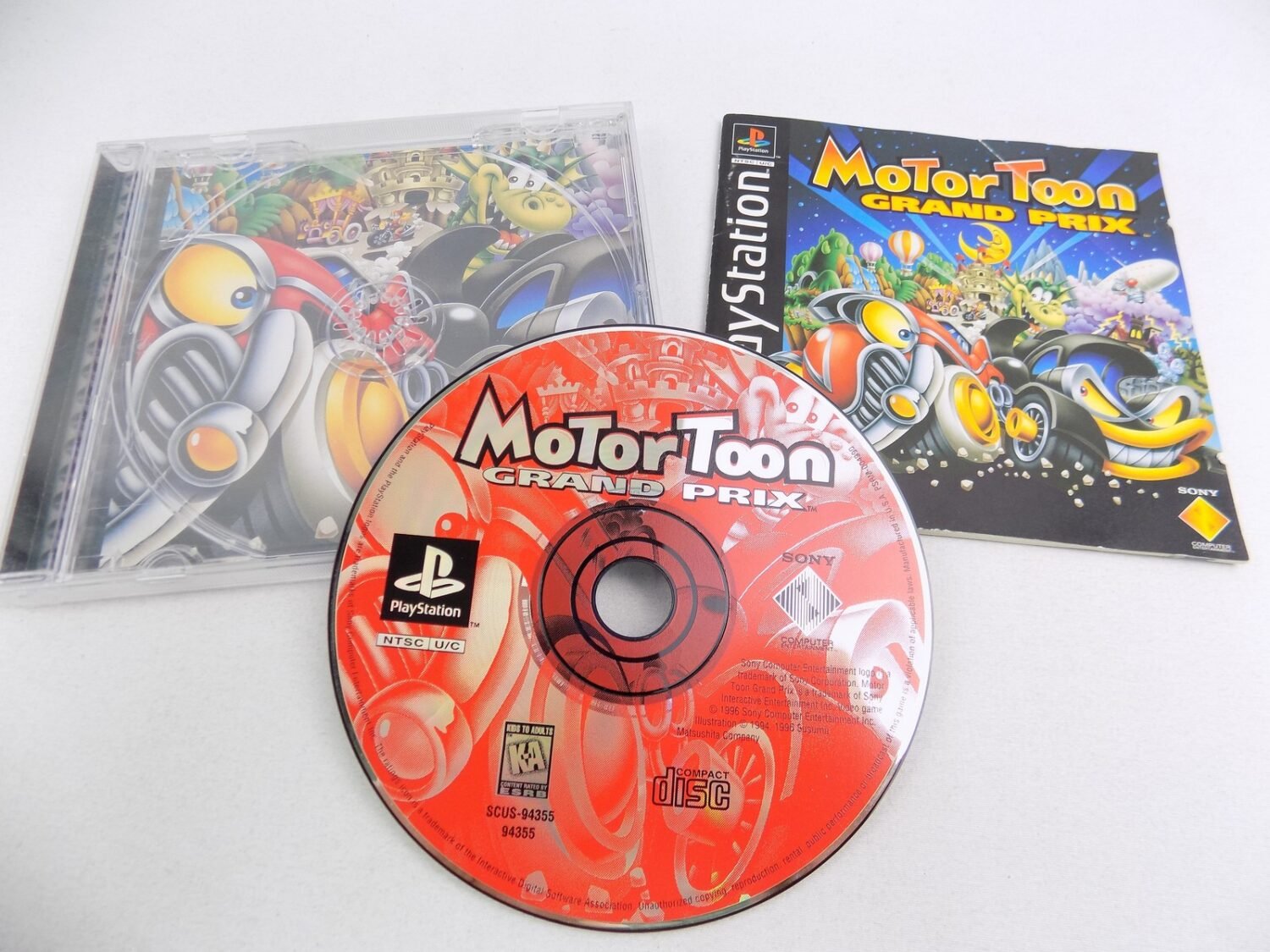 Playstation 1 PS1 Motor Toon Grand Prix - Inc Manual - Starboard Games