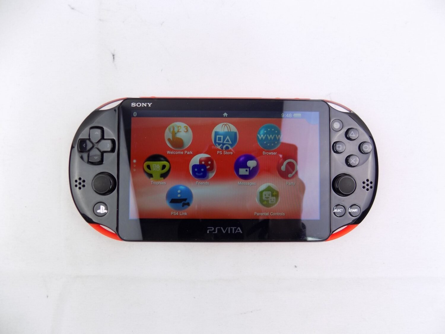 Boxed Like New Playstation Vita PSVita 2000 Red / Black Console ...