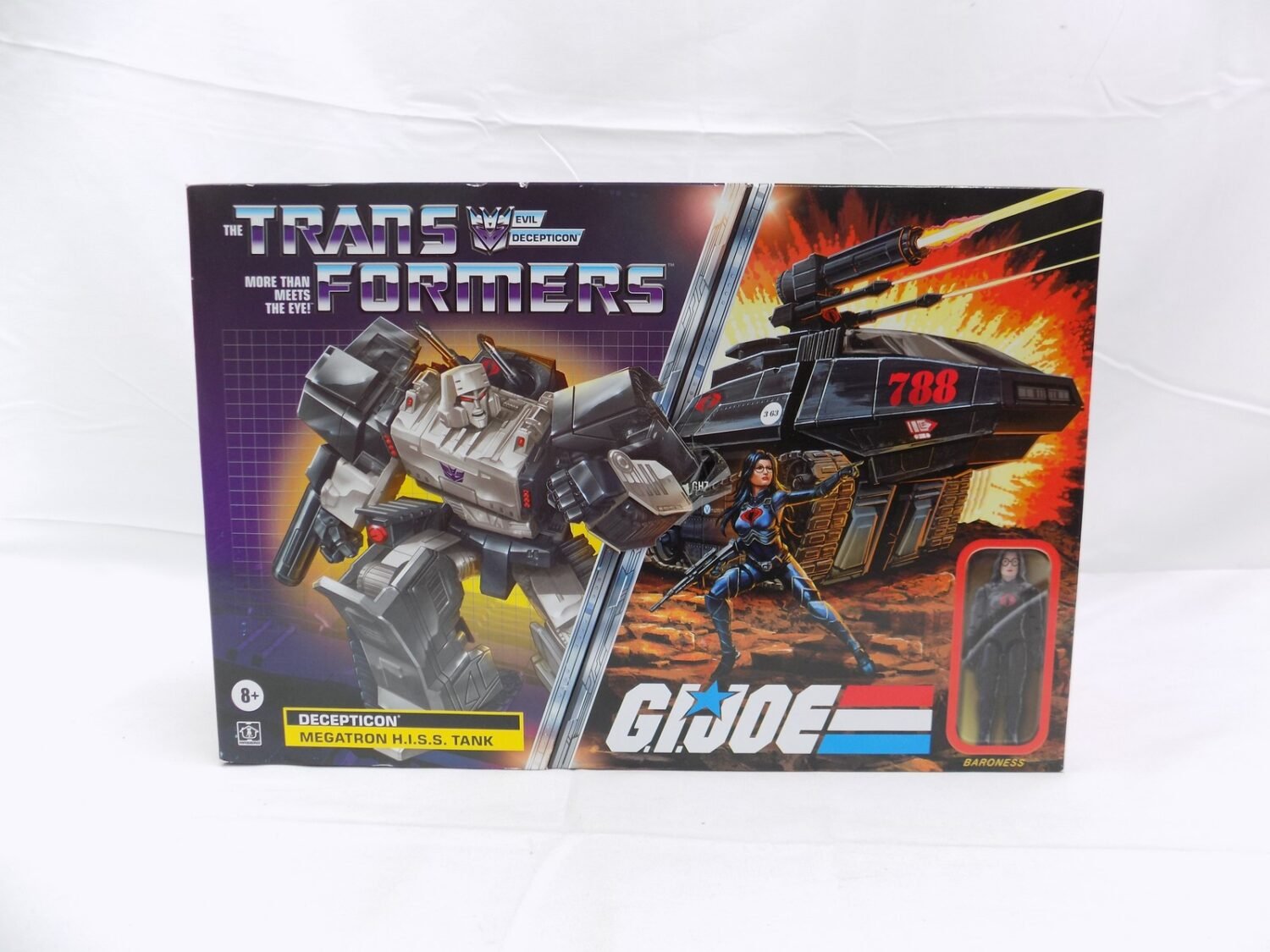 Brand New Transformers G.I. Joe Mash-Up Megatron HISS Tank and Baroness ...