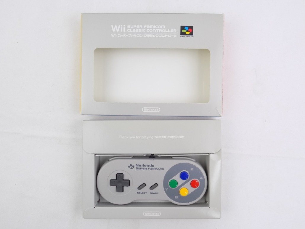Boxed Like New Genuine Wii U / Wii Super Famicom Classic Controller ...