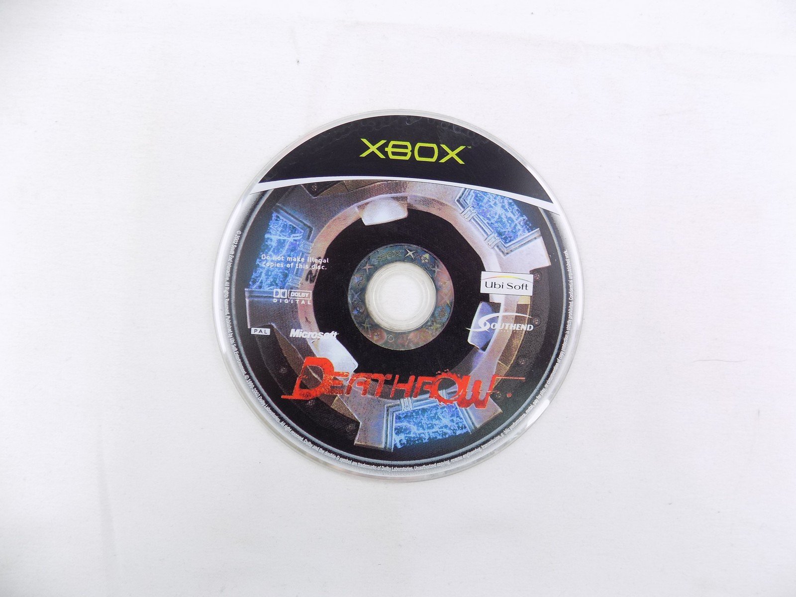 Mint Disc Only Xbox Original Deathrow VI-332 - Starboard Games