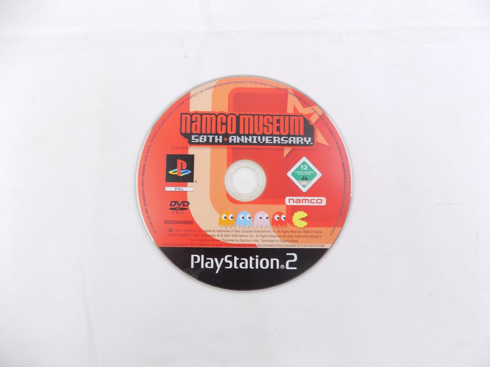 Mint Disc Only Playstation 2 Ps2 Namco Museum 50th Anniversary VI-310 ...