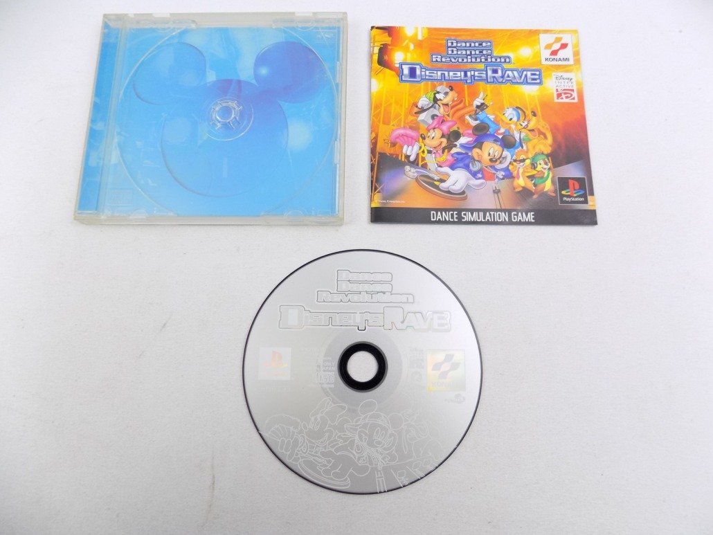 Mint Disc Playstation 1 Ps1 Dance Dance Revolution Disney's Rave ...