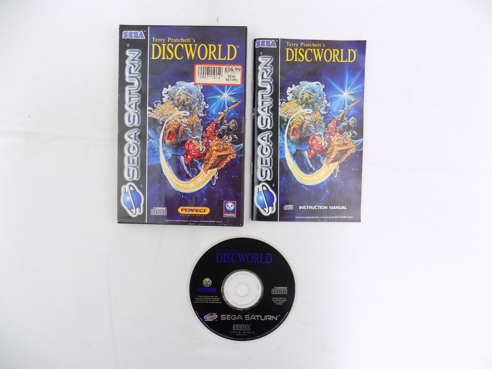 Mint Disc Sega Saturn Terry Pratchett's Discworld - Inc Manual ...
