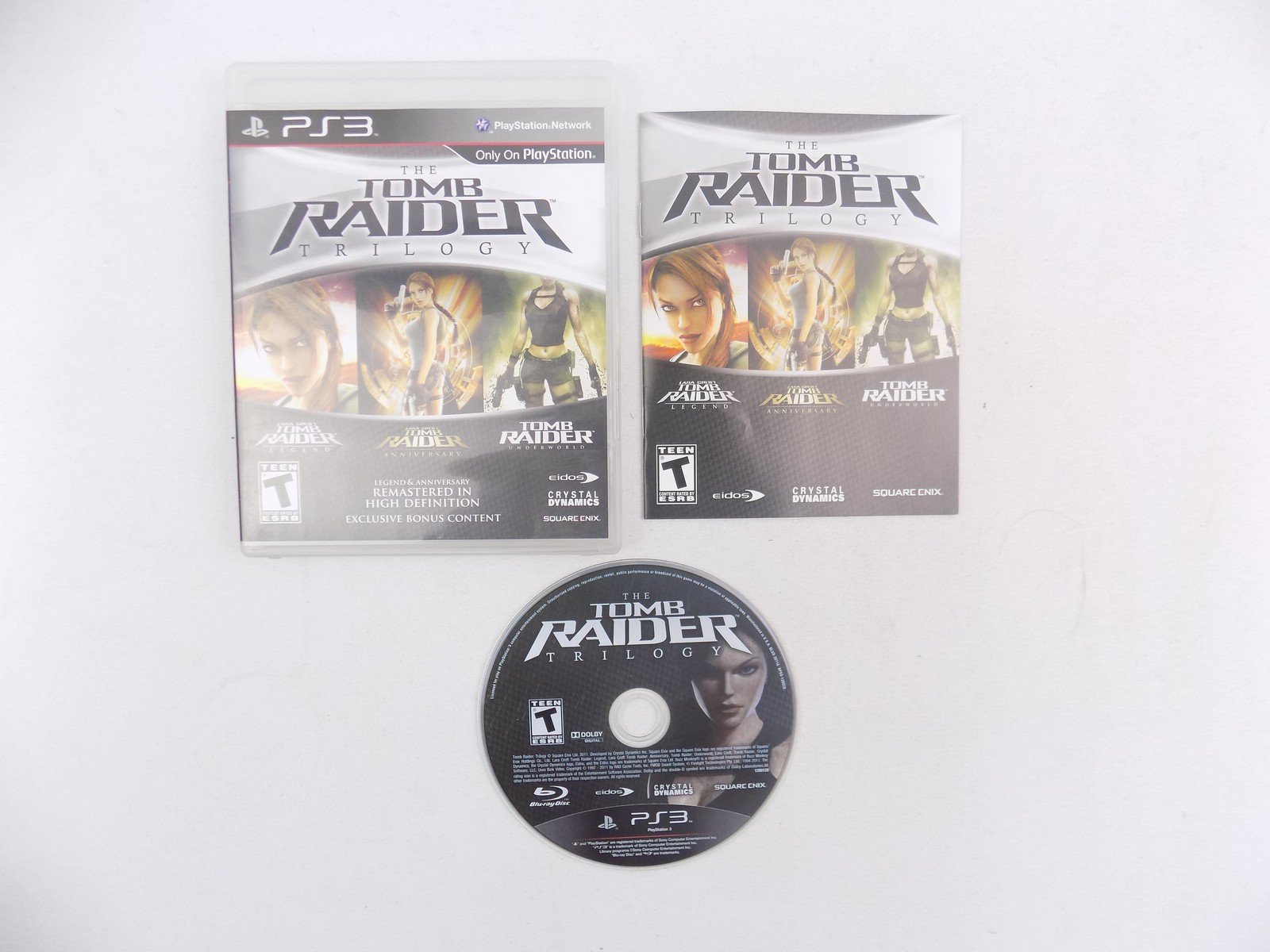 Mint Disc Playstation 3 Ps3 The Tomb Raider Trilogy - Inc Manual NTSC ...
