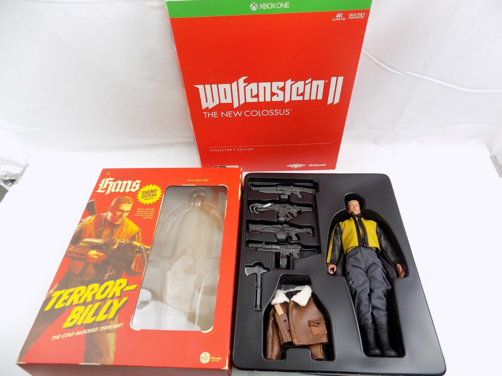 Boxed Xbox One Wolfenstein II 2 the New Colossus Collector's Edition ...