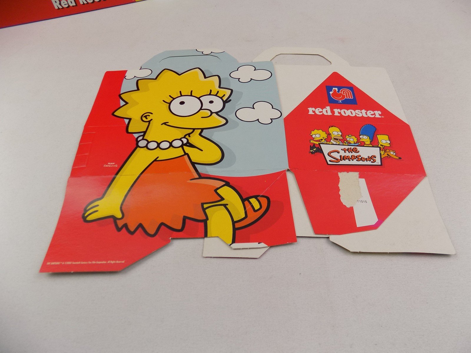 Like New Red Rooster The Simpsons Promotional Material (Iron-On ...