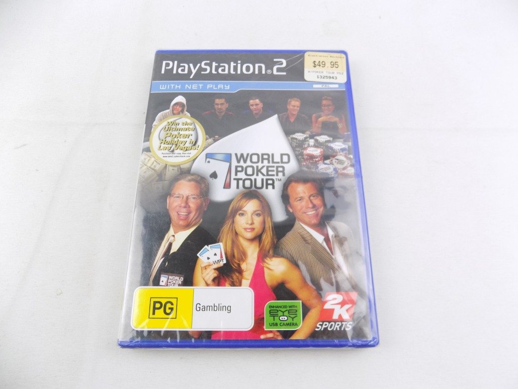 Brand New Sealed Playstation 2 PS2 World Poker Tour - Starboard Games