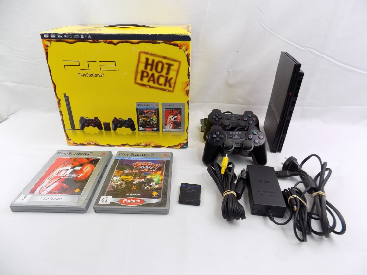 Boxed Like New Playstation 2 Ps2 Slim Console Hot Pack Bundle ...