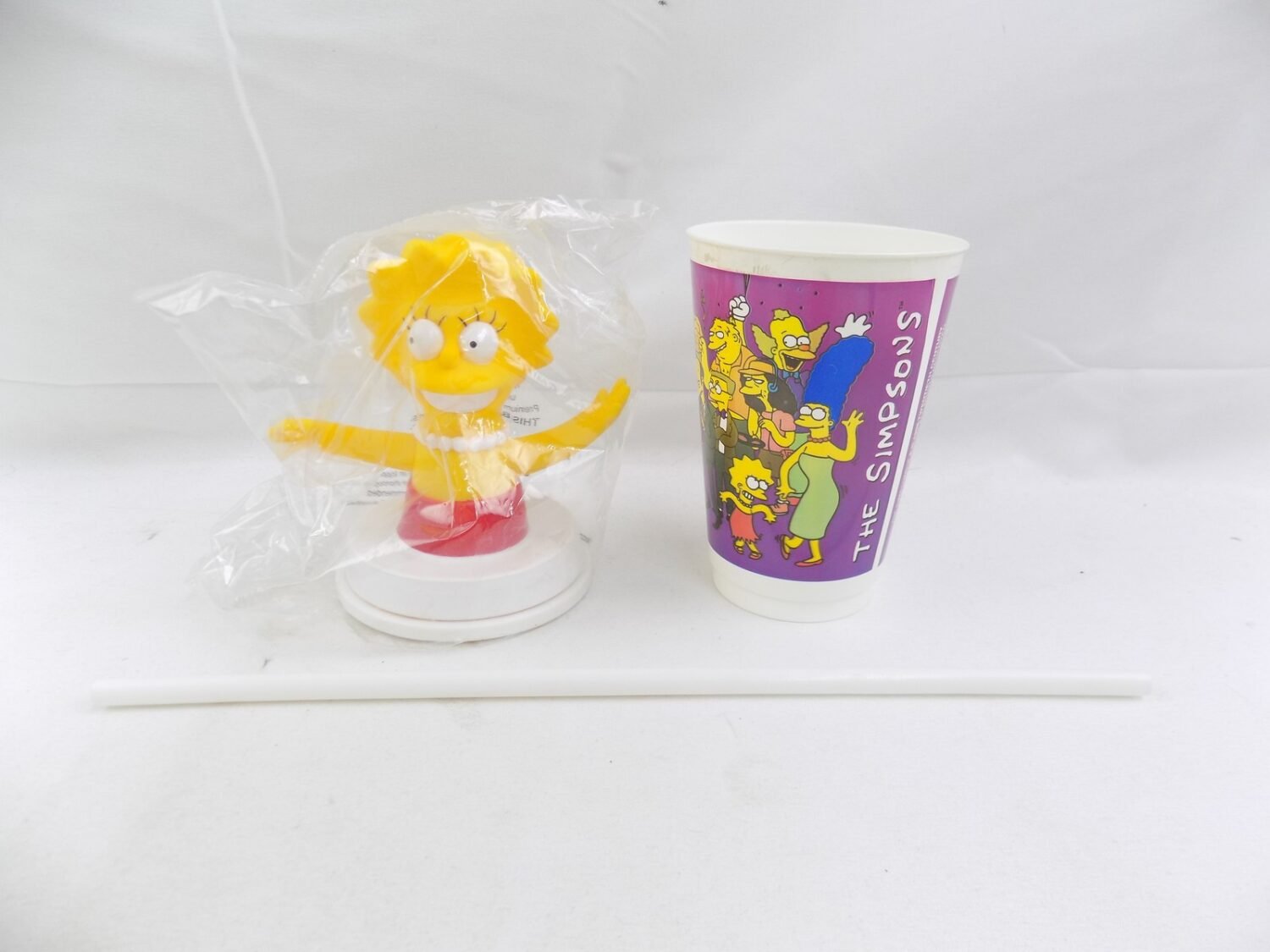 Brand New Sealed The Simpsons Lisa Topper with Cup 1998 - Starboard Games