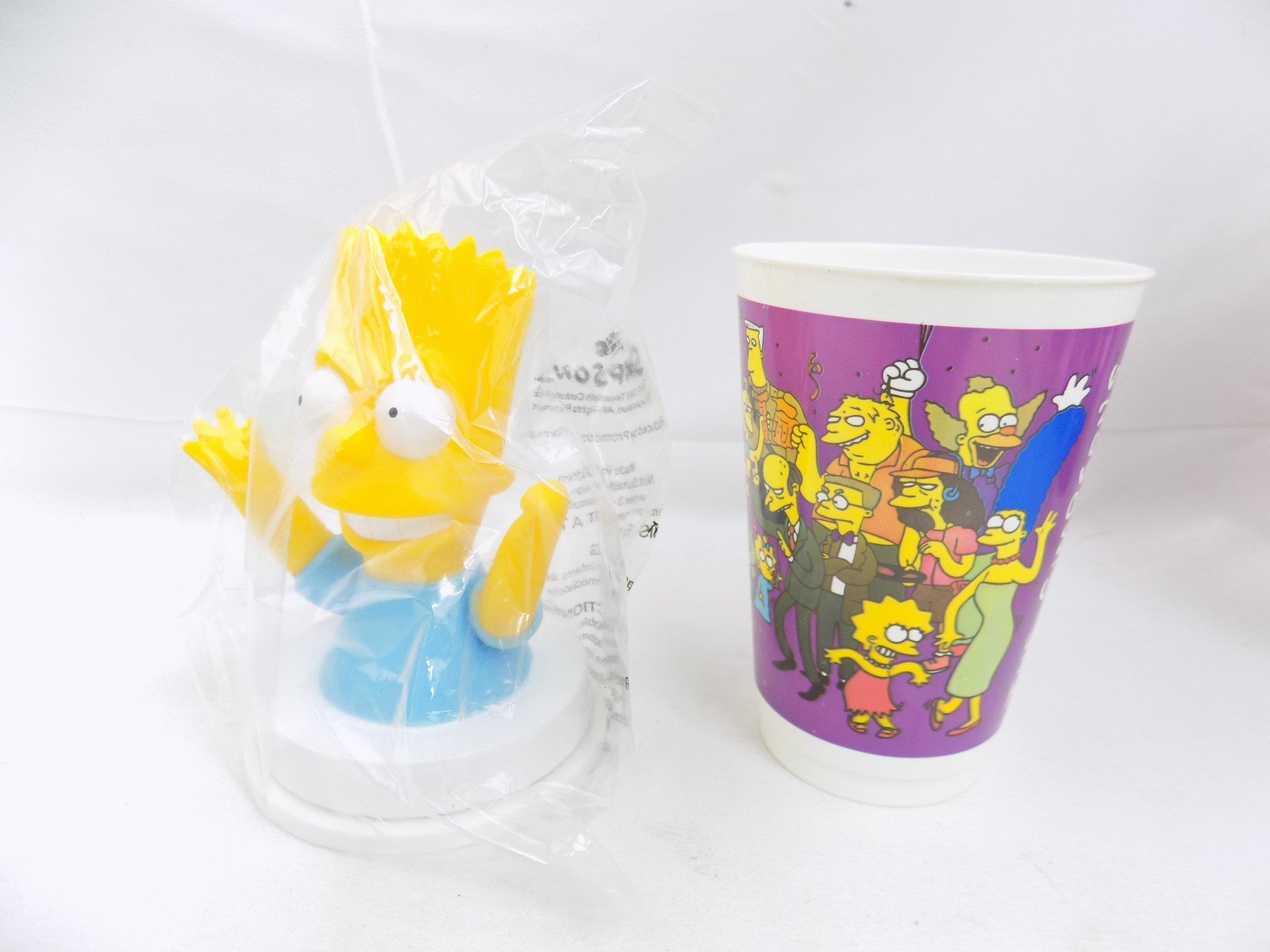 Brand New Sealed The Simpsons Bart Topper with Cup - Starboard Games