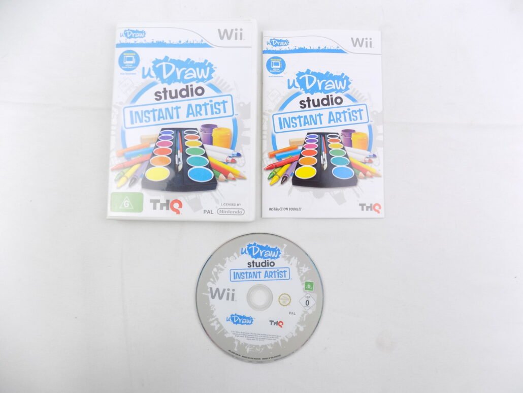 Mint Disc Nintendo Wii uDraw Studio Instant Artist - Inc Manual - Free ...