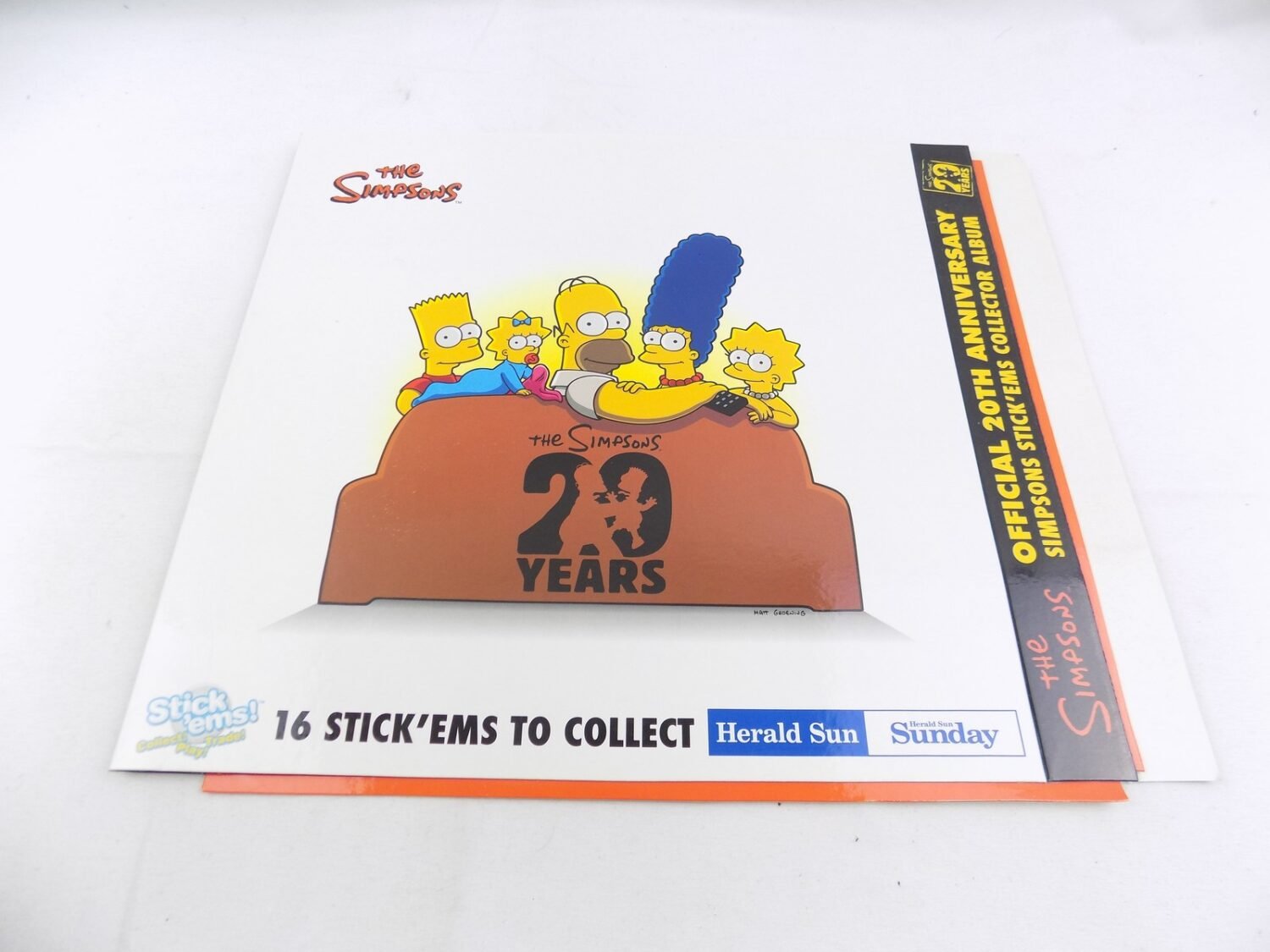 Brand New The Simpsons Stick 'Ems! Official 20th Anniversary Collector ...