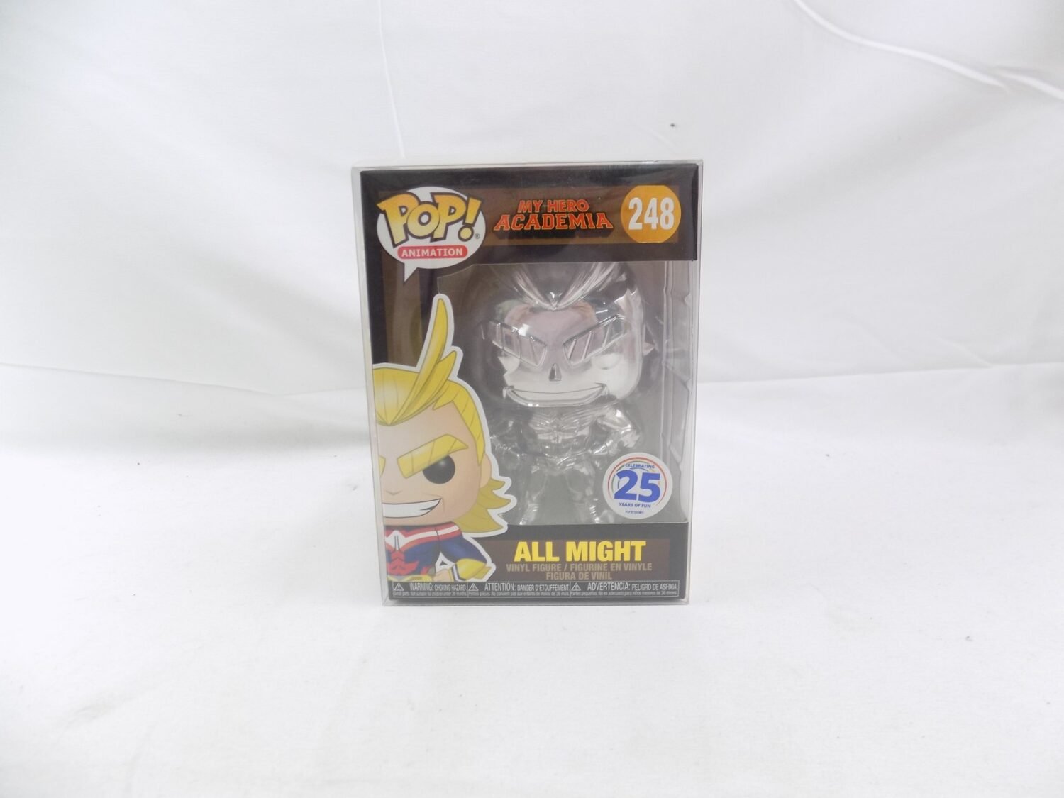 Brand New All Might (Chrome) 248 My Hero Academia Funko Pop Figure ...