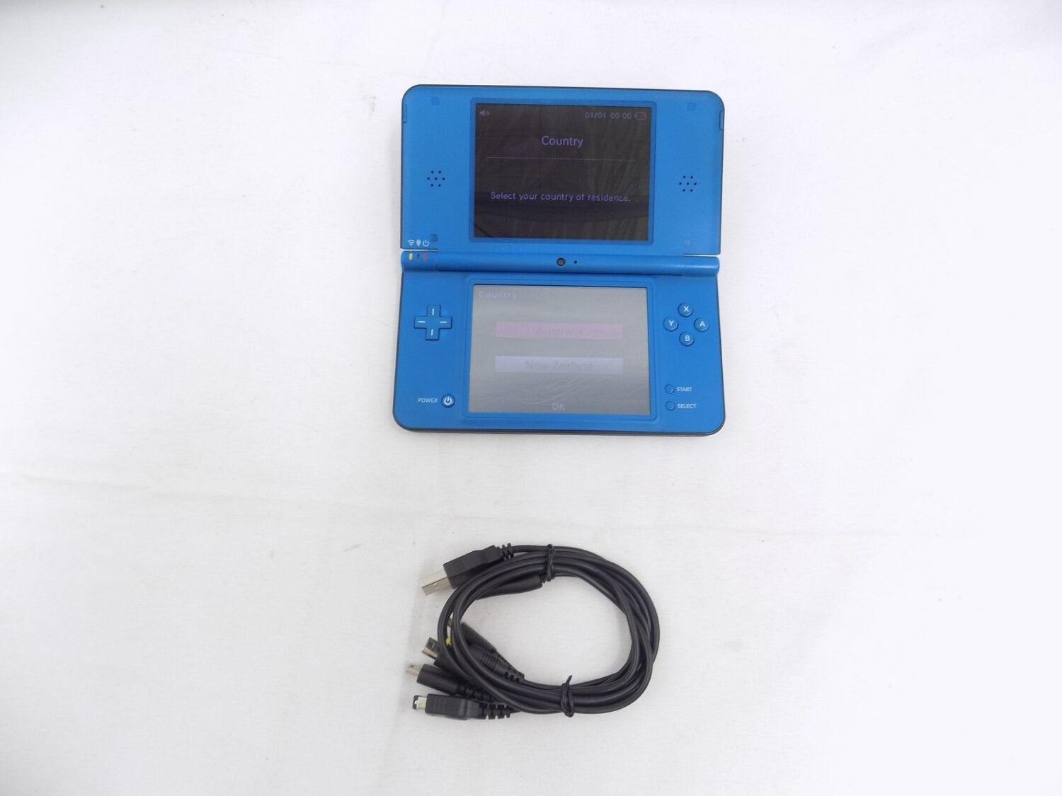 Nintendo Dsi XL Blue Handheld Console + Charger - Starboard Games