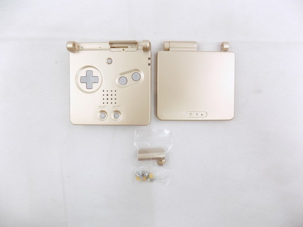 Gameboy Advance SP GBA Housing Shell - Gold - Starboard Games
