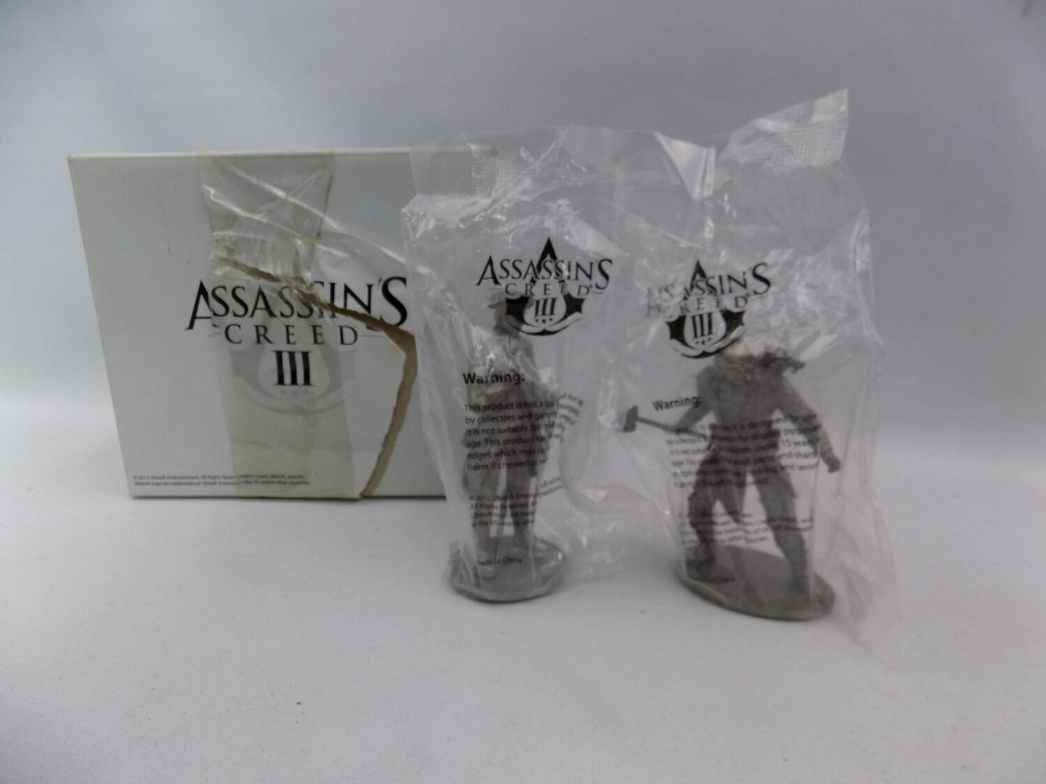 Like New Assassin's Creed III 3 Metal Miniature Figures Set Of 2 ...