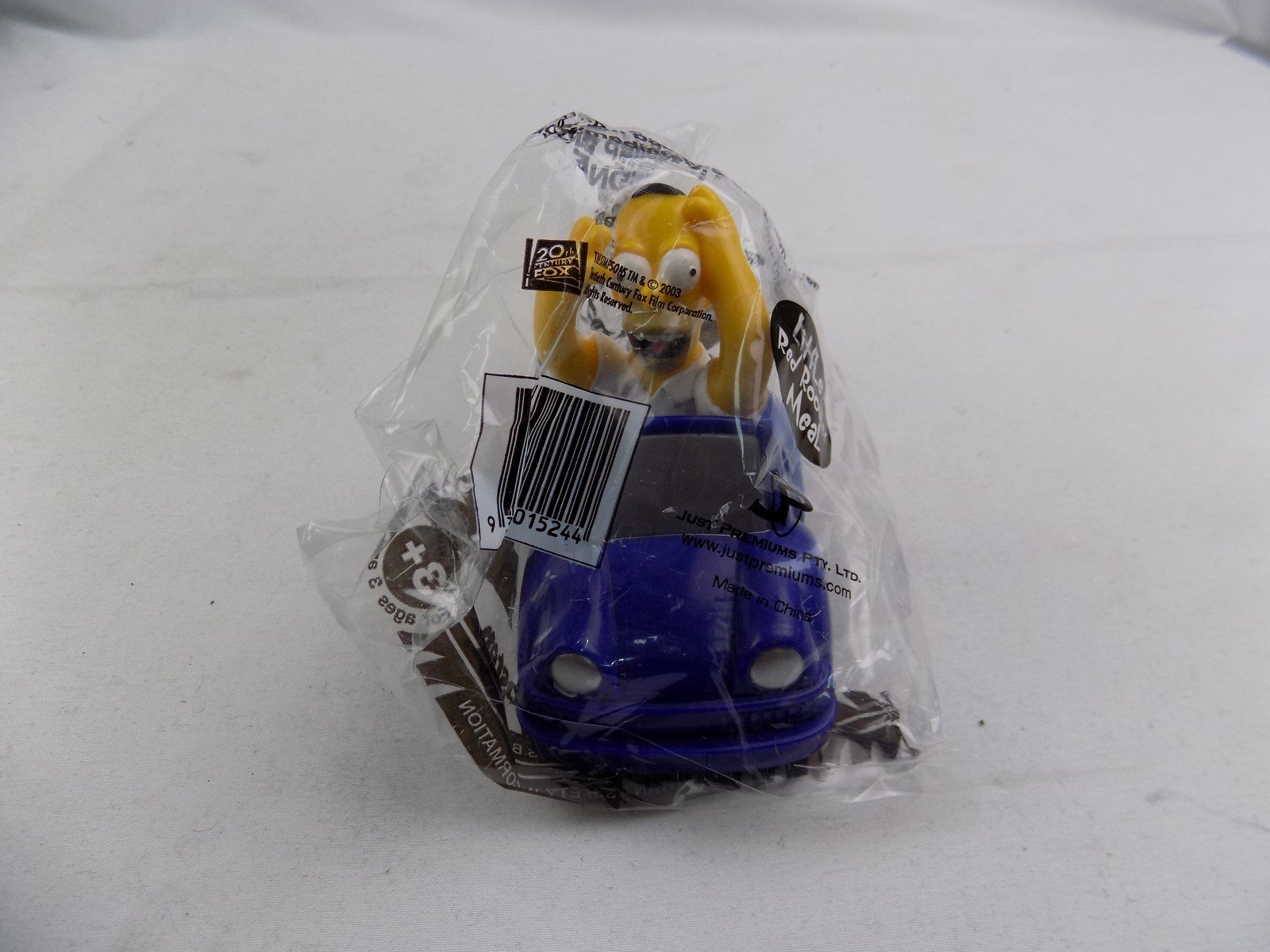 Brand New Sealed Red Rooster The Simpsons Homer Blue Bumper Car ...