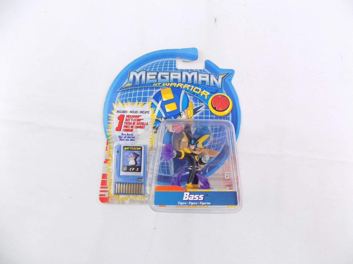 Brand New Mega Man NT Warrior Bass Figure With Battlechip - Starboard Games