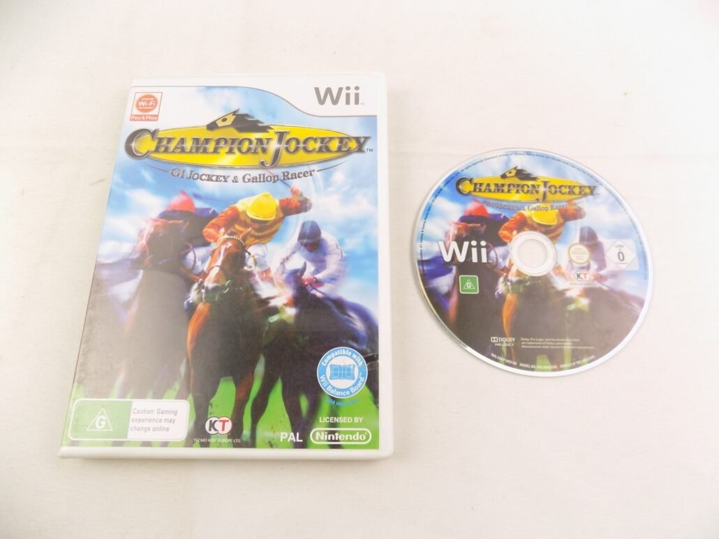 Mint Disc Nintendo Wii Champion Jockey G1 Jocky & Gallop Racer - No ...
