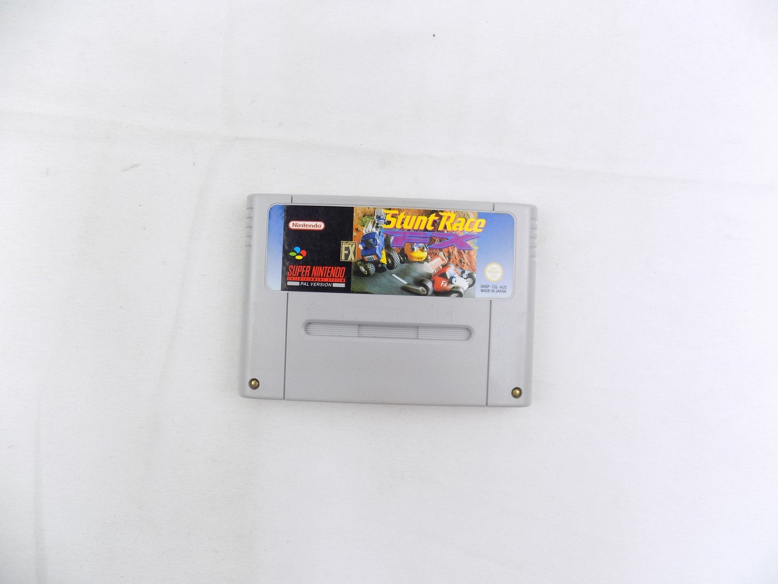 SNES Super Nintendo Like New Stunt Race FX - PAL - Grade A - Starboard ...
