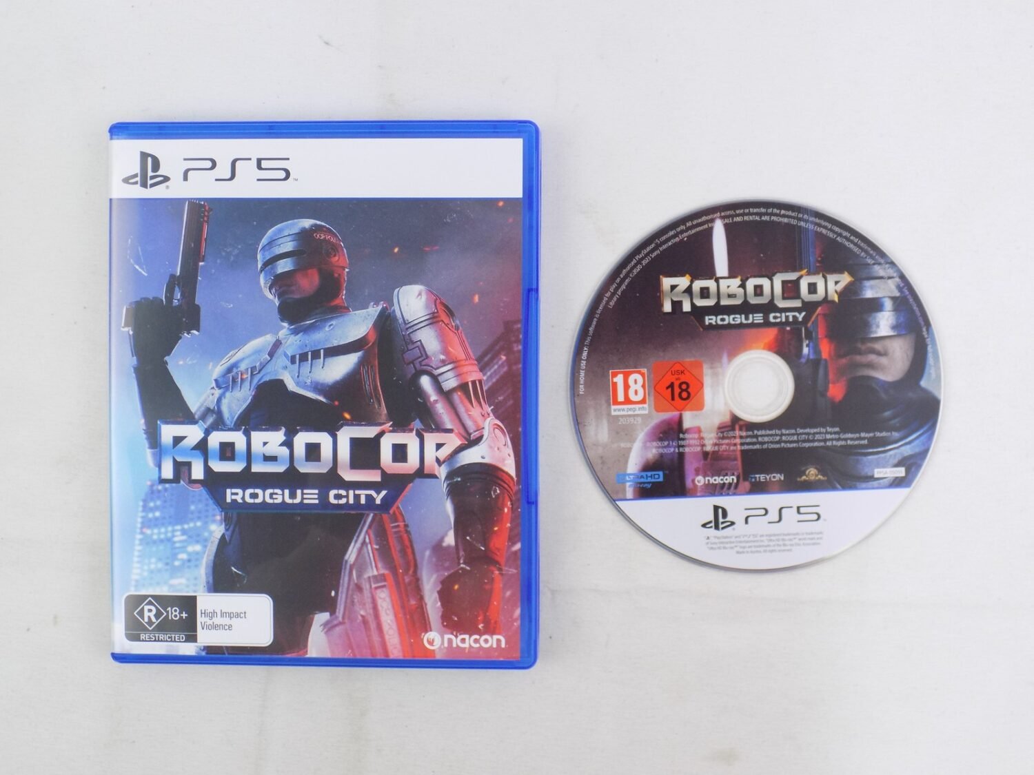 Mint Disc Playstation 5 Ps5 Robocop Rogue City - Starboard Games