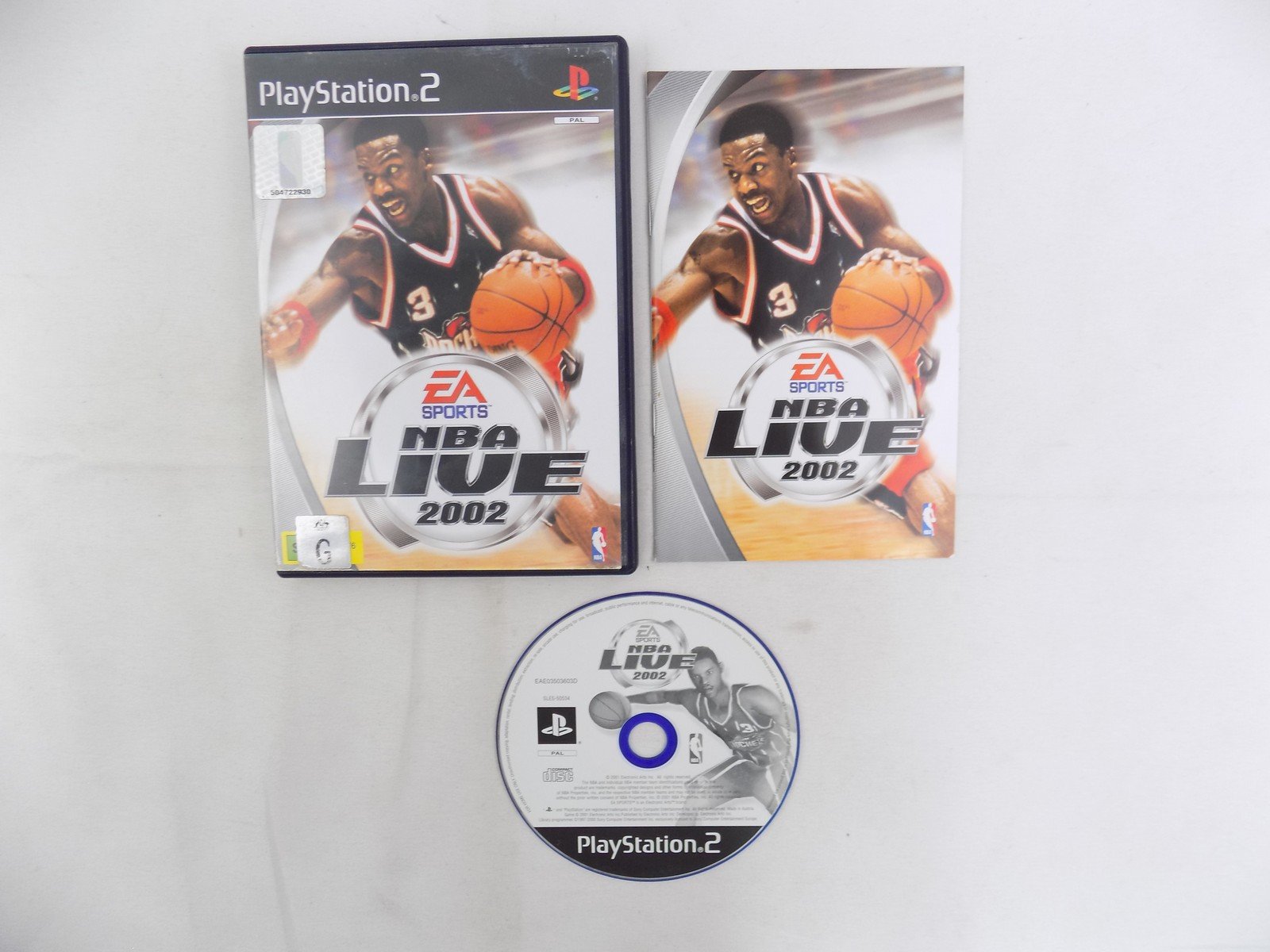 Mint Disc Playstation 2 Ps2 NBA Live 2002 - Inc Manual - Starboard Games