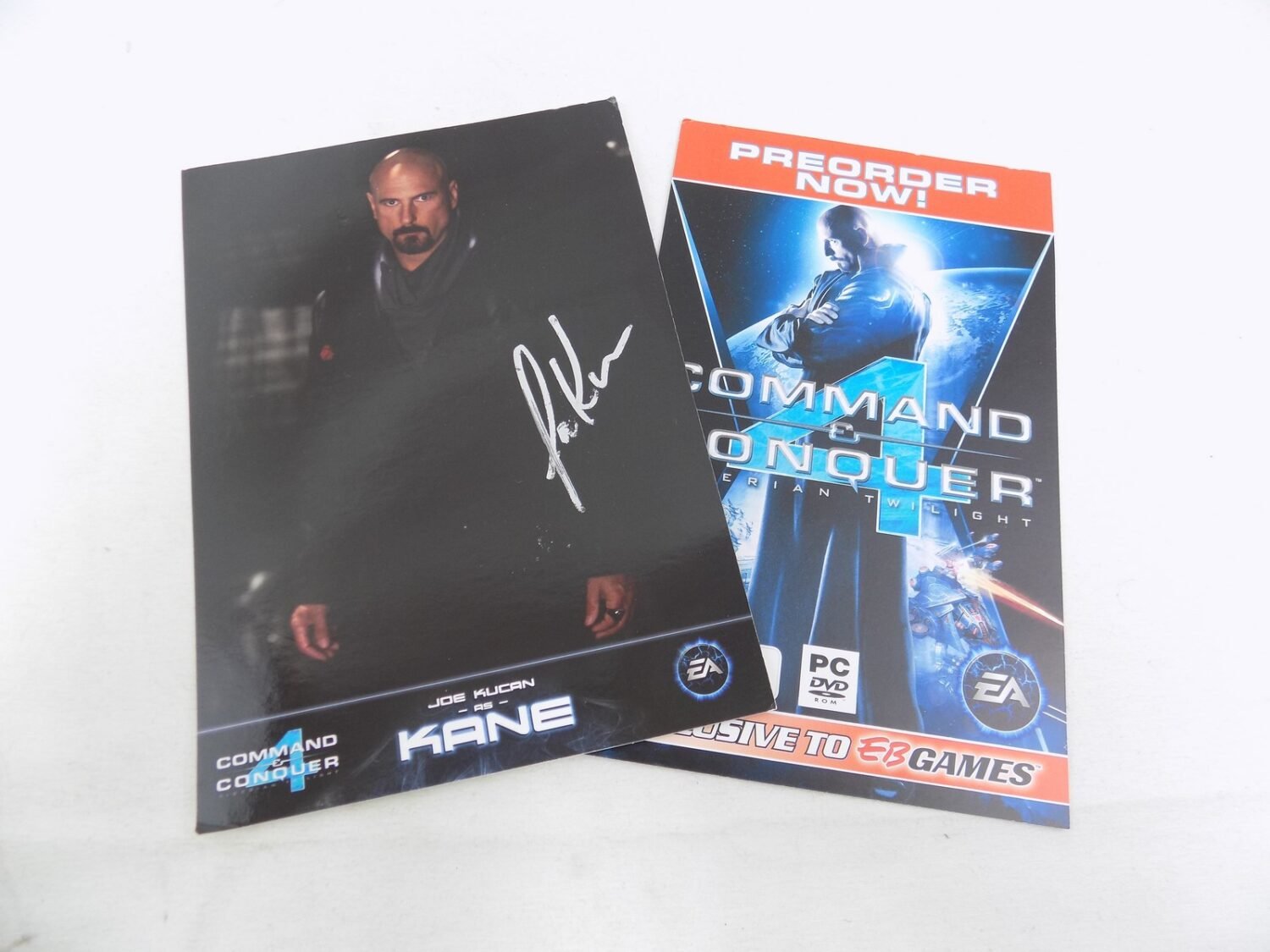 Like New Command & Conquer 4 Joe Kucan Signed Kane Art Card - Starboard ...