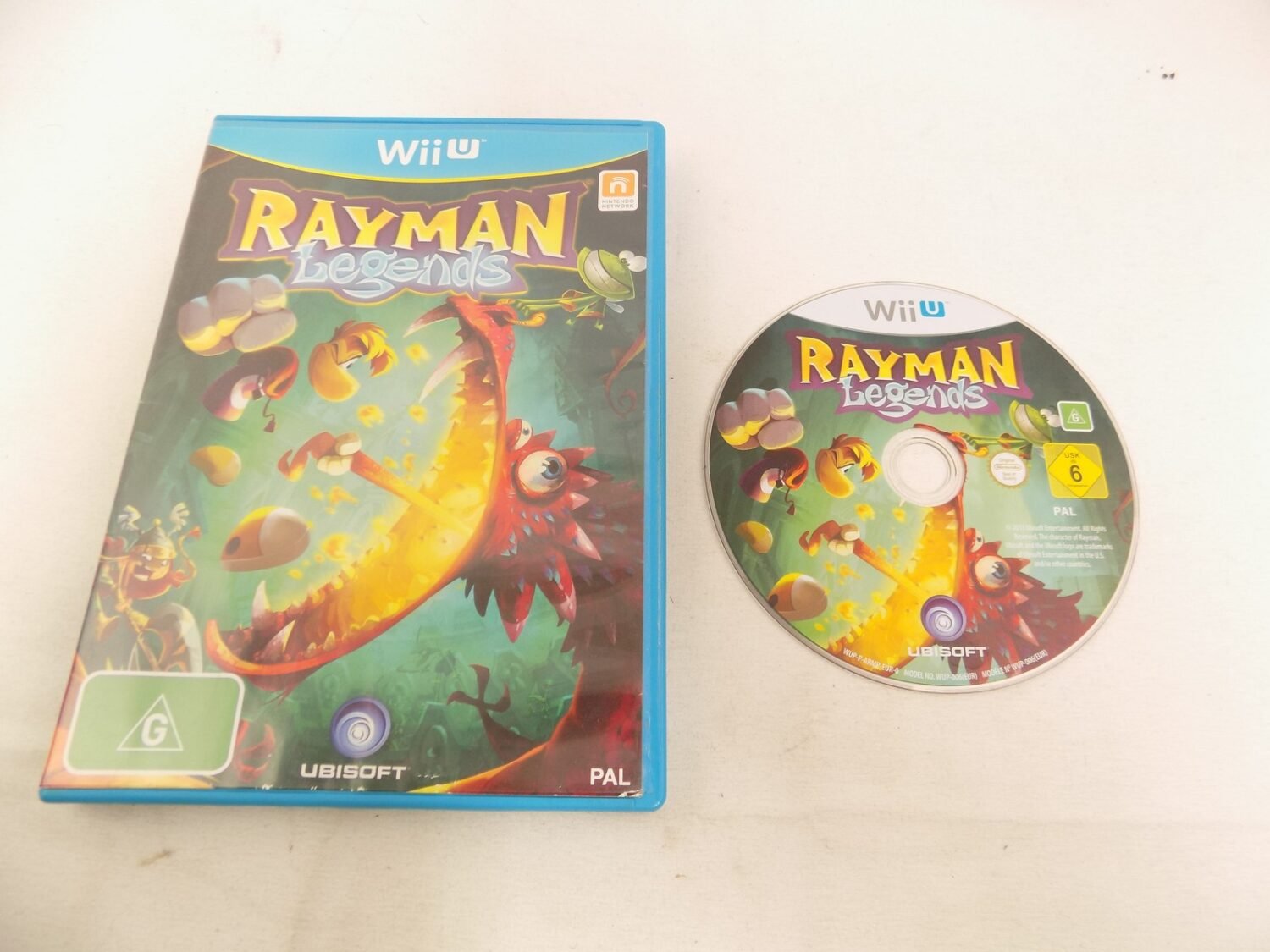 Mint Disc Nintendo Wii U Rayman Legends - No Manual - Starboard Games