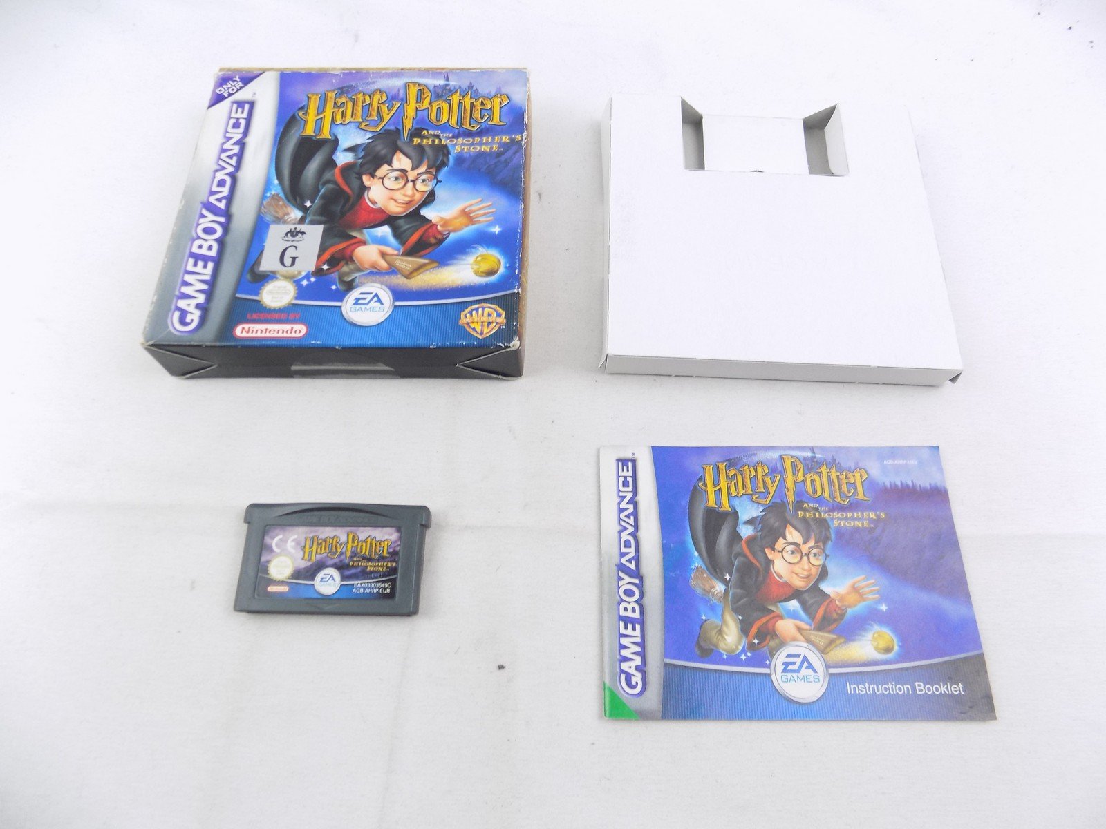 Boxed Nintendo Gameboy Advance Harry Potter and The Philosopher's Stone ...