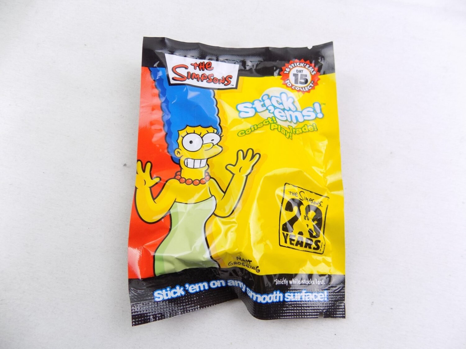 Brand New The Simpsons Stick 'Ems! Day 15 Marge Simpson - Starboard Games