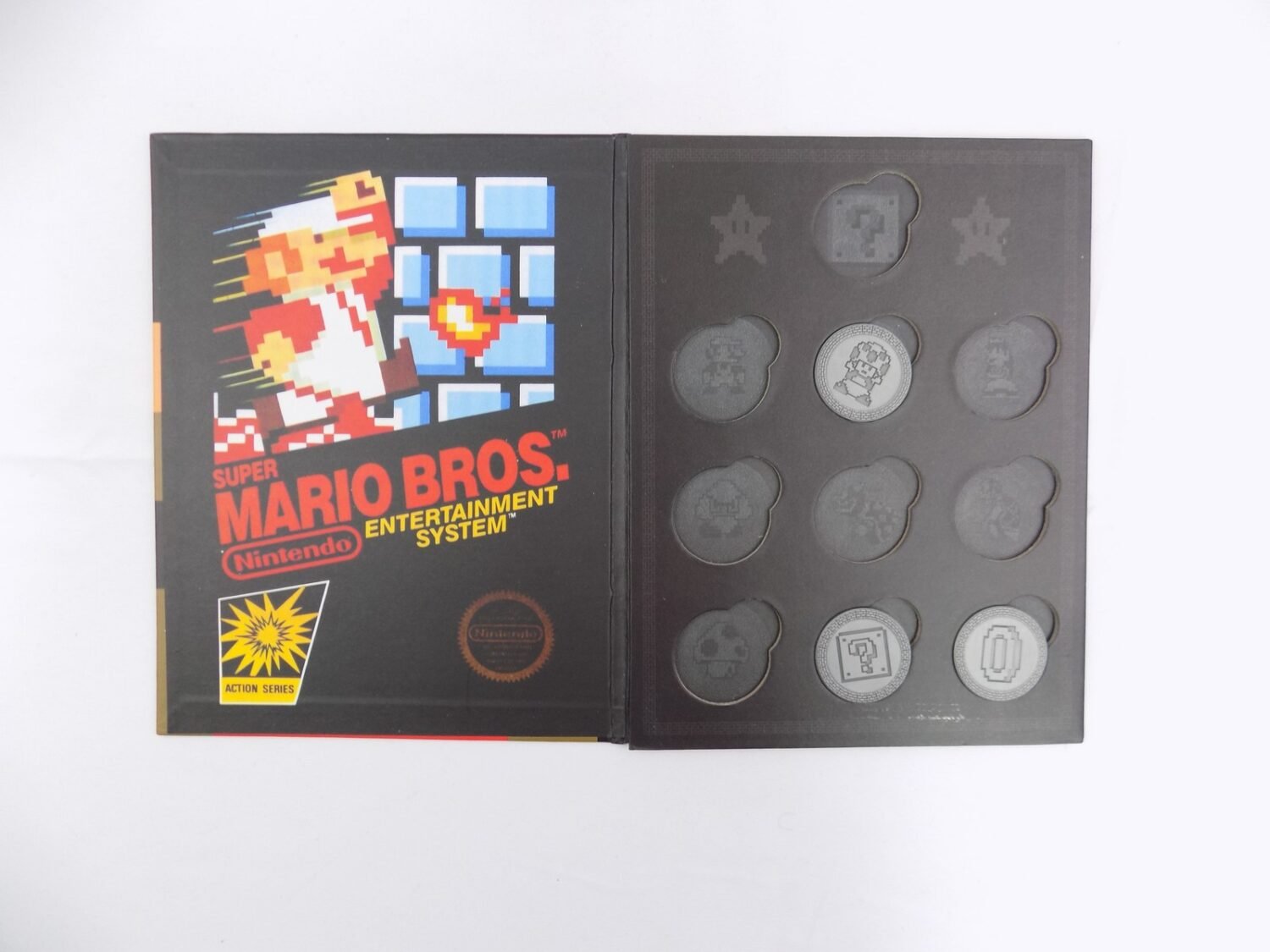 Like New Super Mario Bros Collectors Coin Album with x3 Coins ...