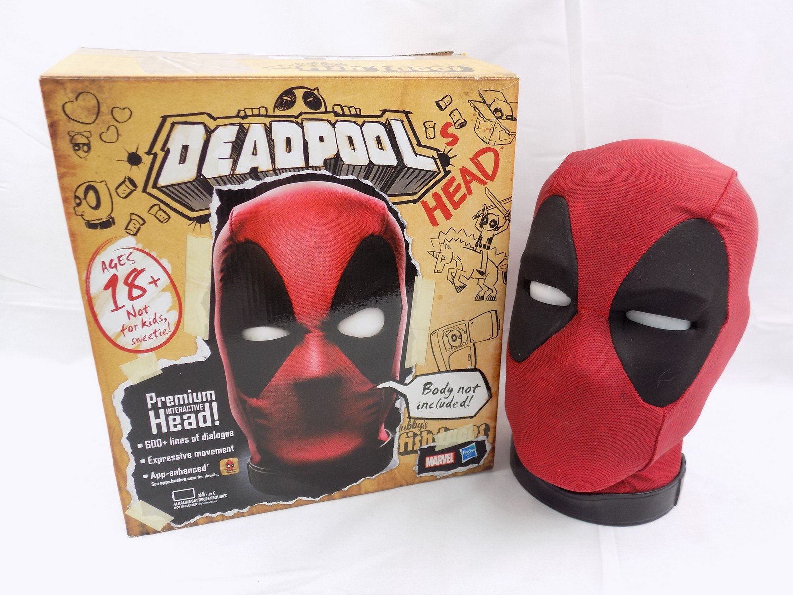 Boxed Like New Marvel Legends Deadpool's Head Interactive Toy ...