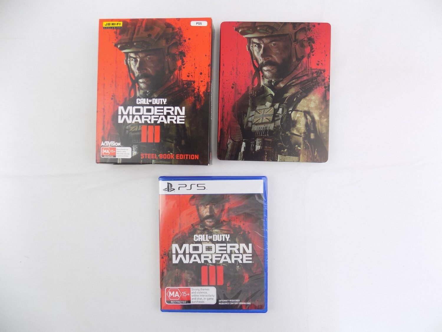 Mint Disc Playstation 5 Ps5 Call of Duty Modern Warfare III 3 Steelbook ...