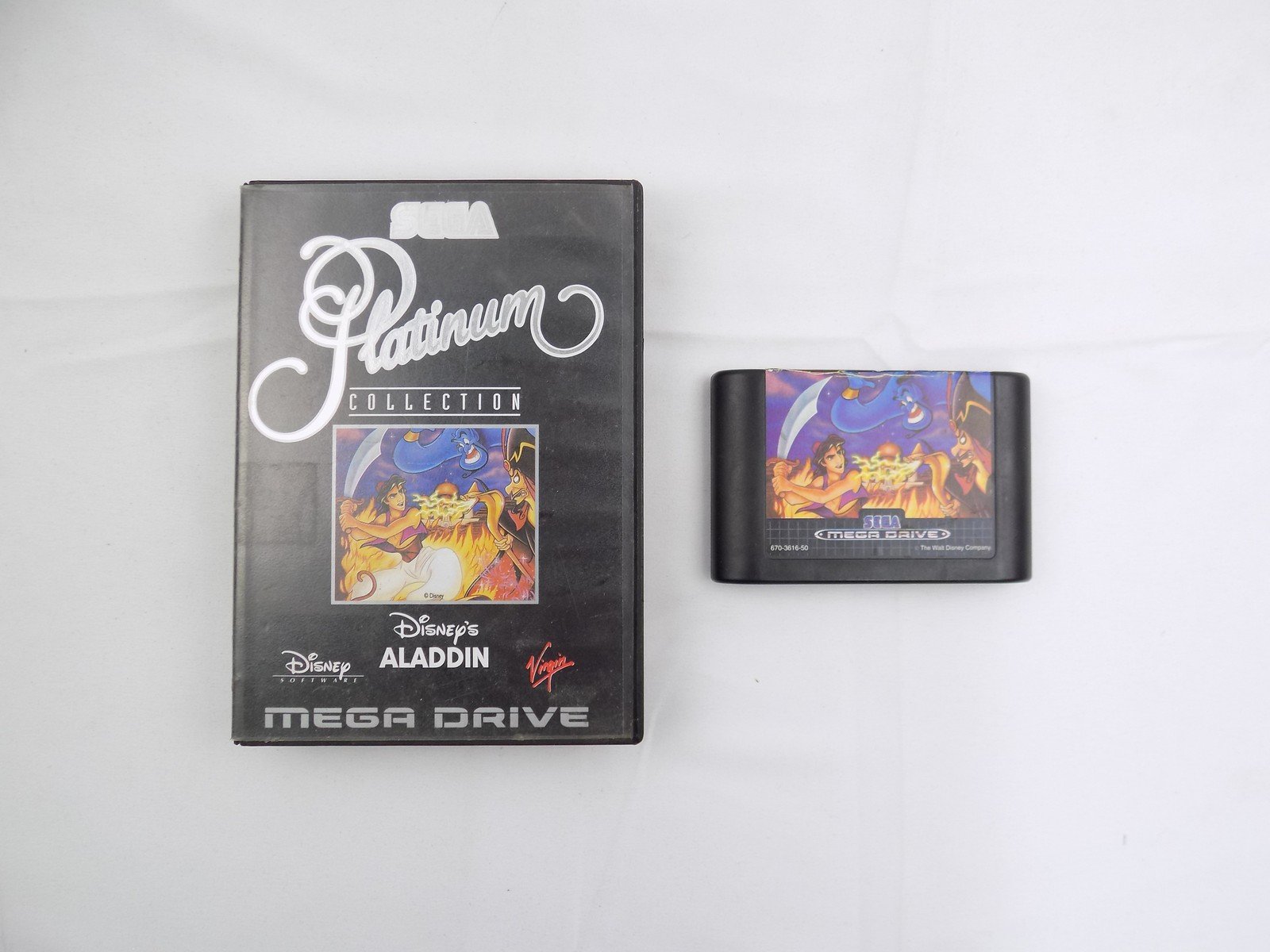 Boxed Sega Mega Drive / Genesis Platinum Collection Disney's Aladdin ...