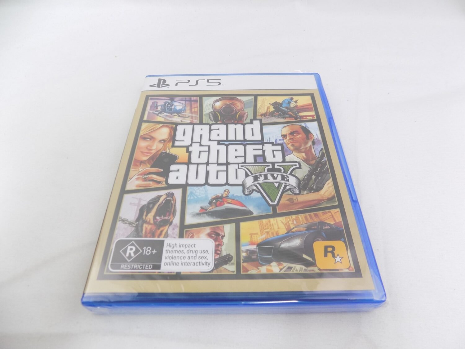Brand New and Sealed Playstation 5 Ps5 Grand Theft Auto V - Starboard Games
