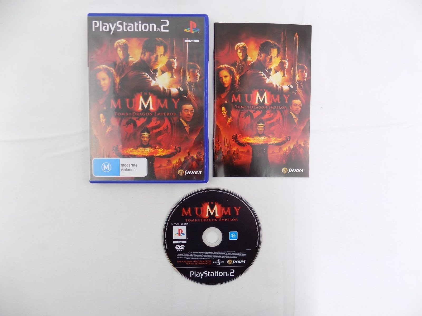 Mint Disc Playstation 2 Ps2 The Mummy Tomb of The Dragon Emperor - Inc ...