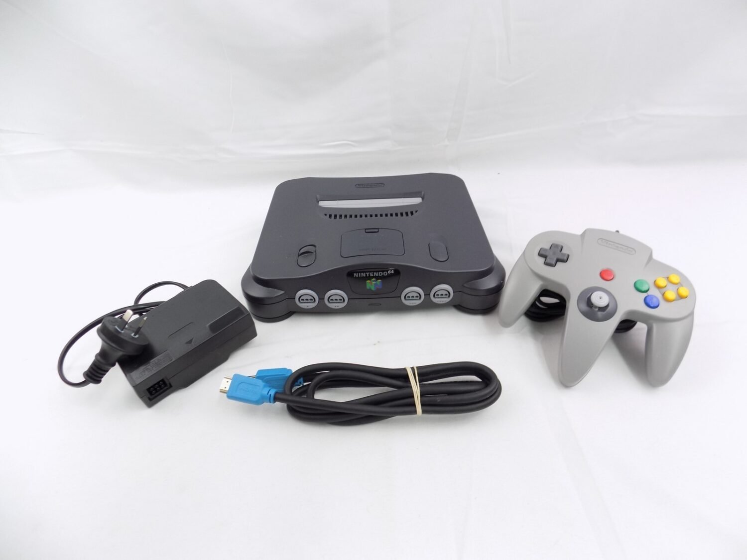 Nintendo 64 N64 Console HDMI Conversion + Controller and Power Supply ...