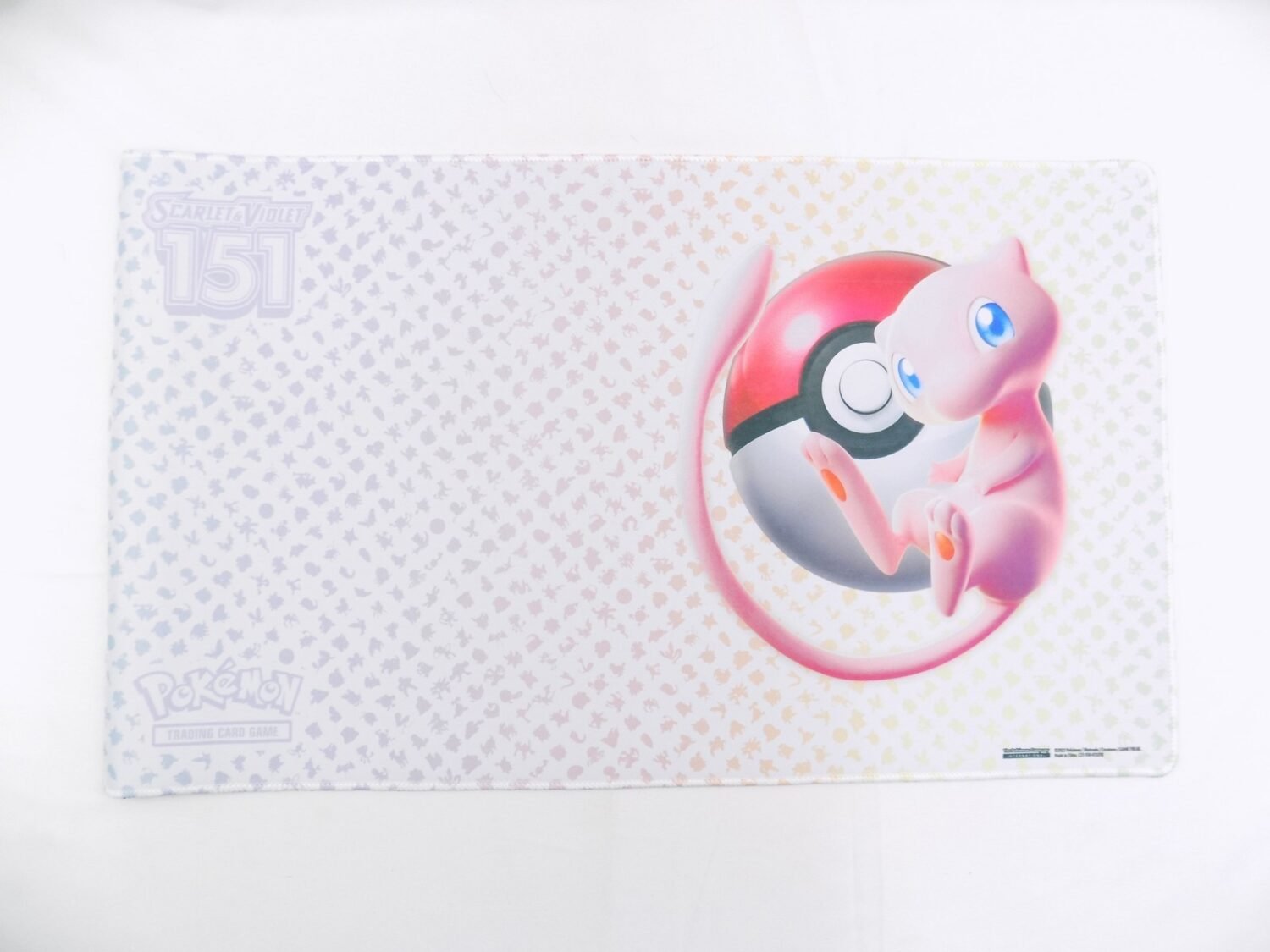 Like New Pokemon TCG Scarlet and Violet 151 UPC Mew Play Mat ...