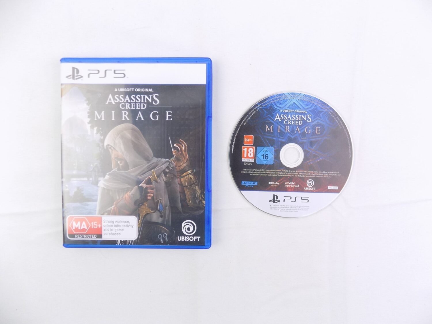 Mint Disc Playstation 5 Ps5 Assassin's Creed Mirage - Starboard Games